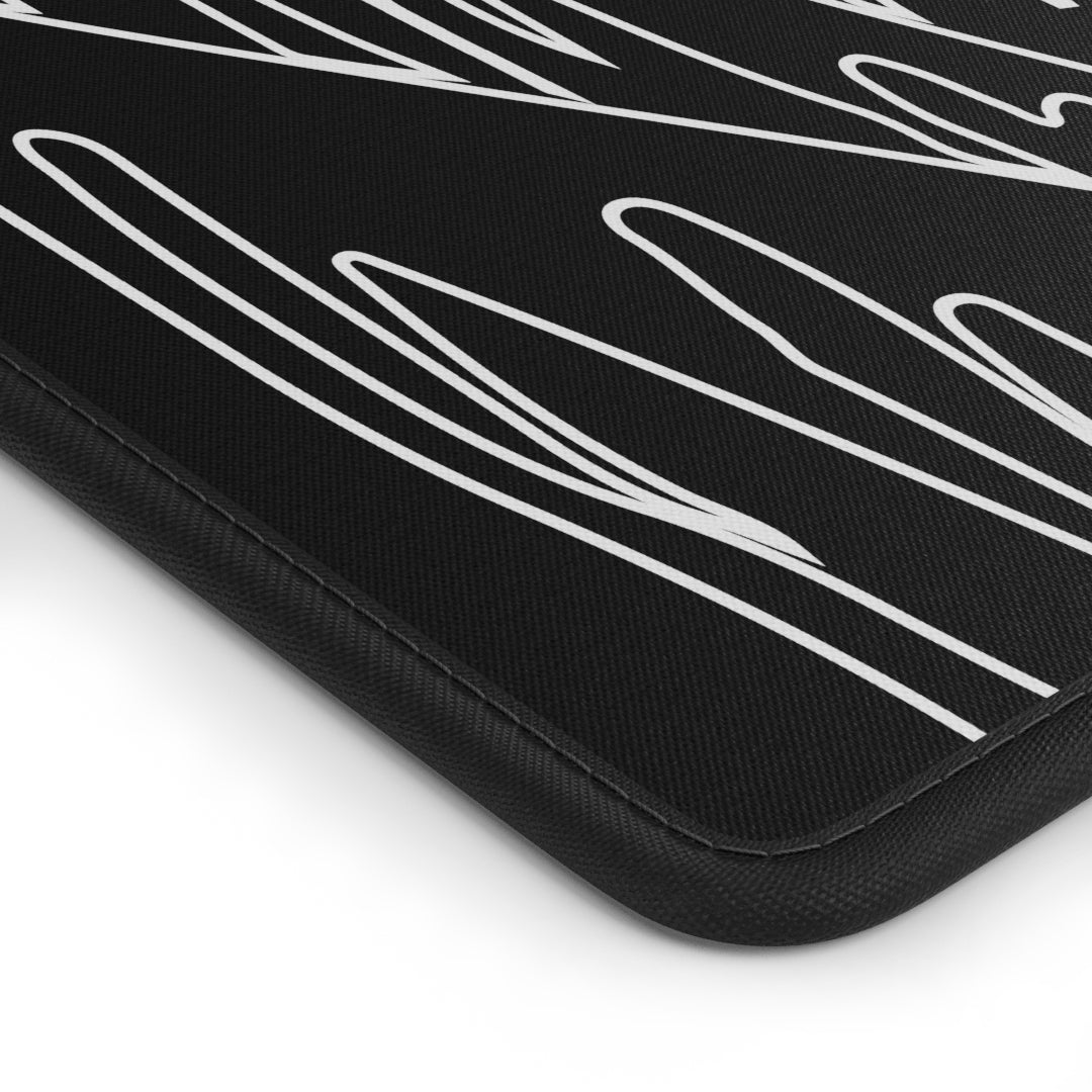 Great Wave Black | Mousepad – keybrd