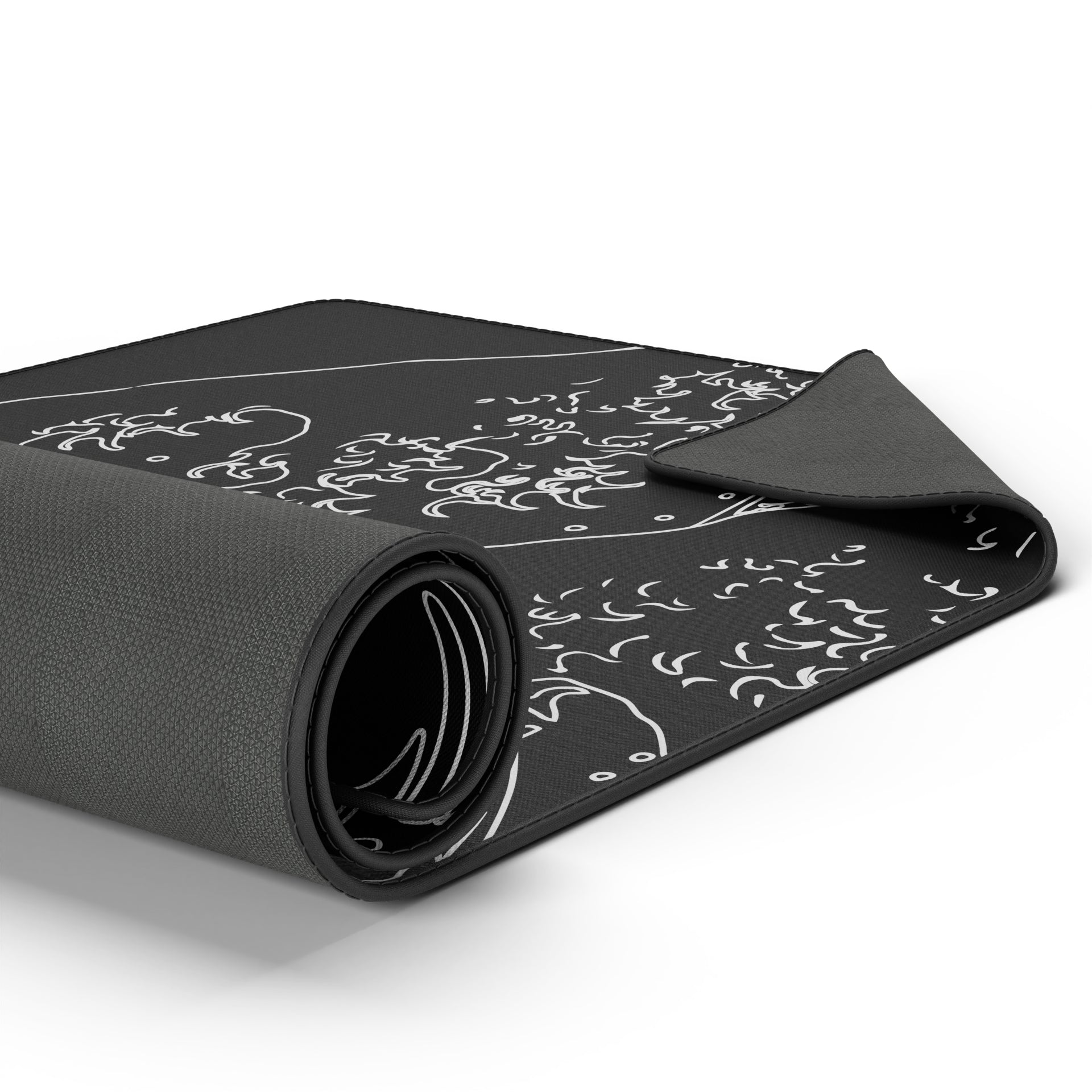 Great Wave Black | Mousepad – keybrd